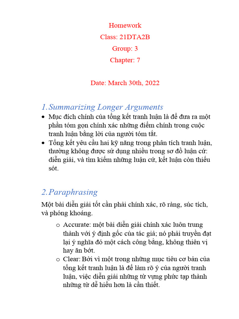 Summarizing Longer Arguments | PDF