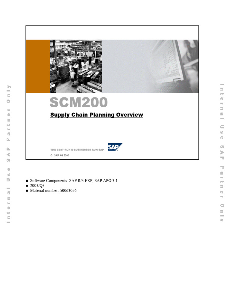 SCM200 470 Col33 | PDF | Supply Chain Management | Supply Chain