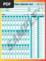 Sip Arithmetic Genius Contest Agc 2023 Round 2 Sample Question Paper 5 ...