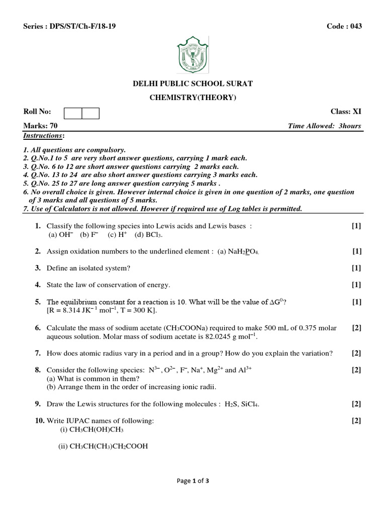 Chemistry Final Set2 | PDF | Chemical Reactions | Chemical Equilibrium