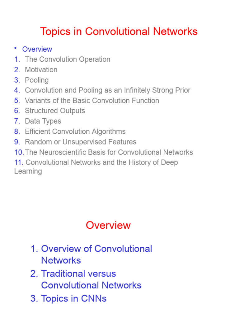 CNN PPT Unit Iv | PDF | Convolution | Artificial Neural Network