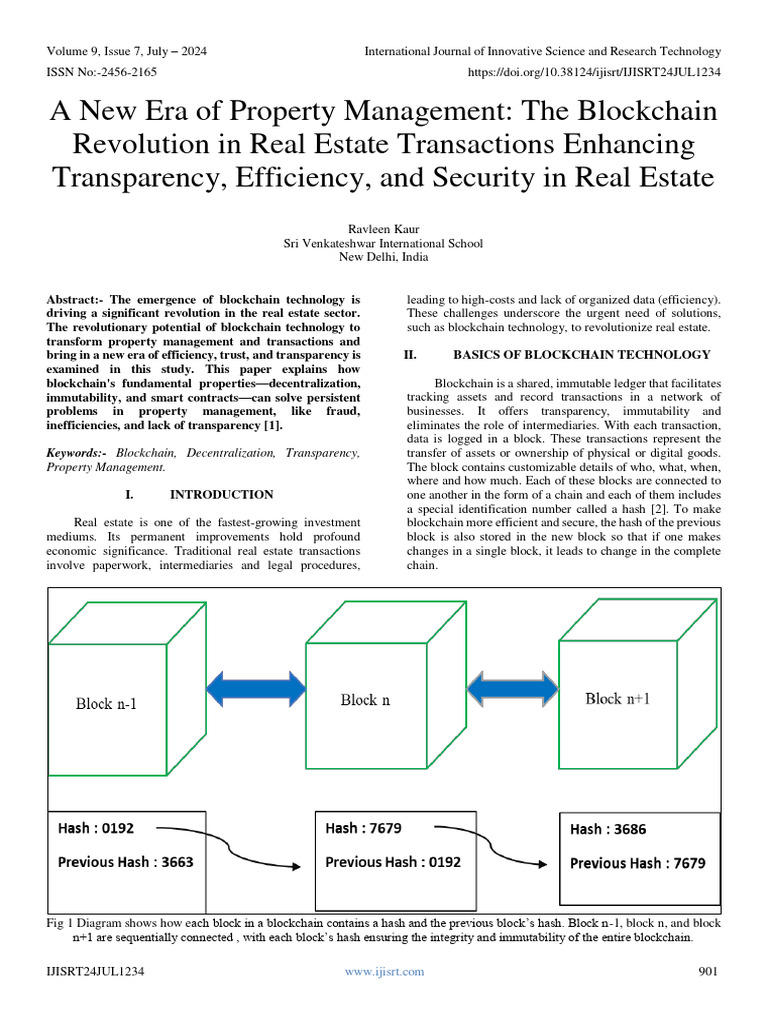 A New Era of Property Management: The Blockchain Revolution in Real Estate Transactions ...