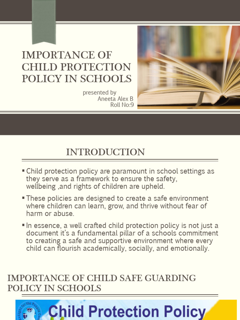 Importance of Child Protection Policy in Schools | PDF | Child ...