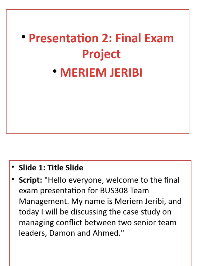 Bus308 Final Presentation | PDF | Mediation | Human Communication