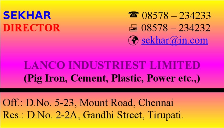 Visiting Card | PDF