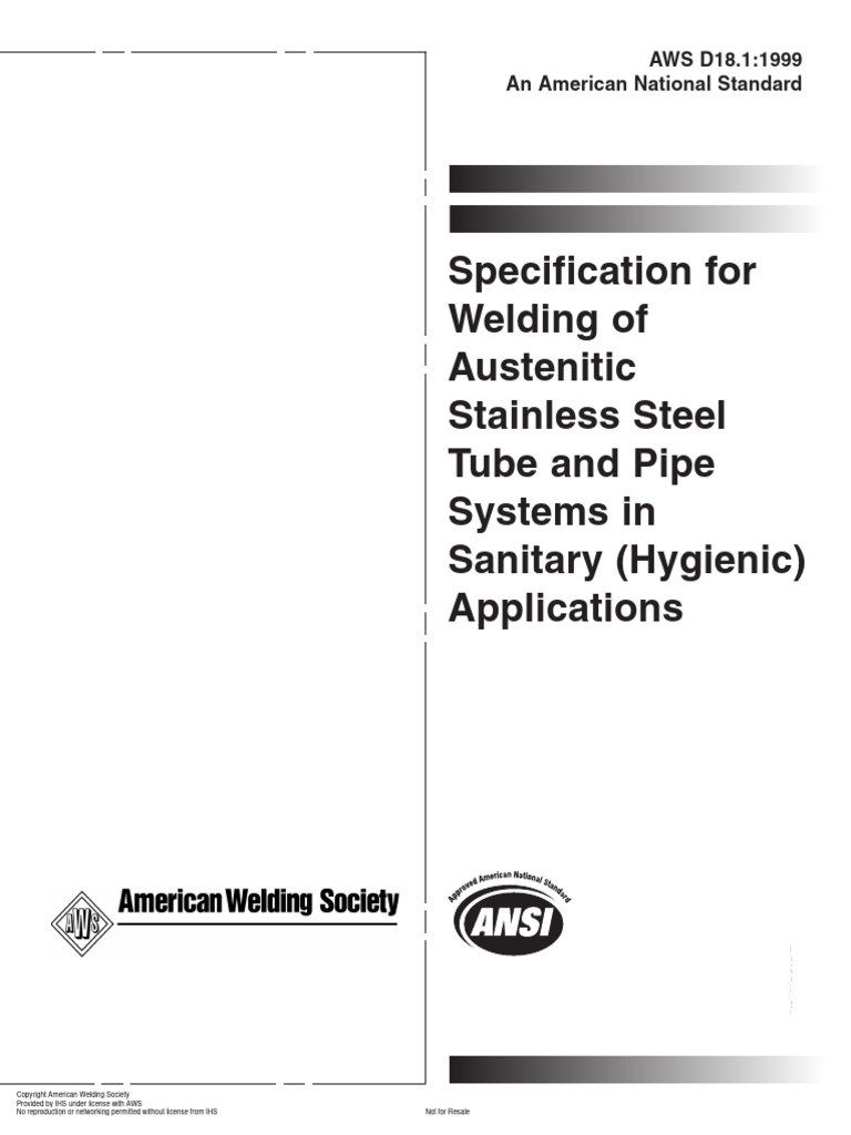 Aws D18.1 | PDF | Welding | Construction