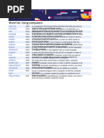 Technology Word Wall Vocabulary Printable PDF | PDF