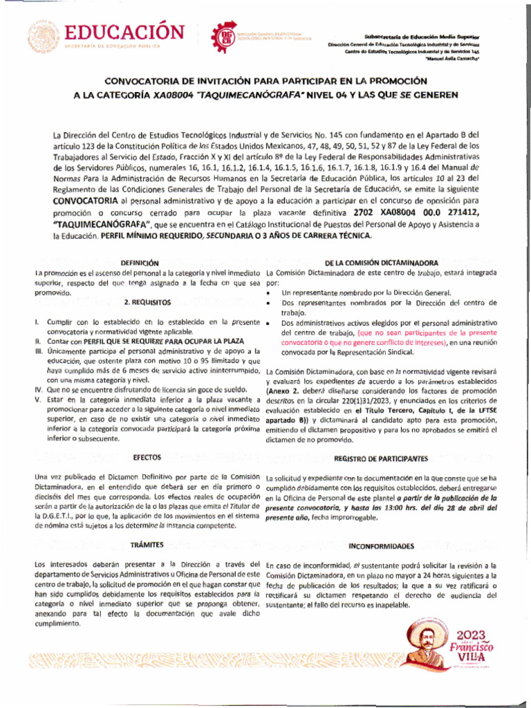 Convocatoria Cosfac Feb2022 | PDF | Gobierno