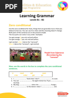 Zero and First Conditional Exercises | PDF