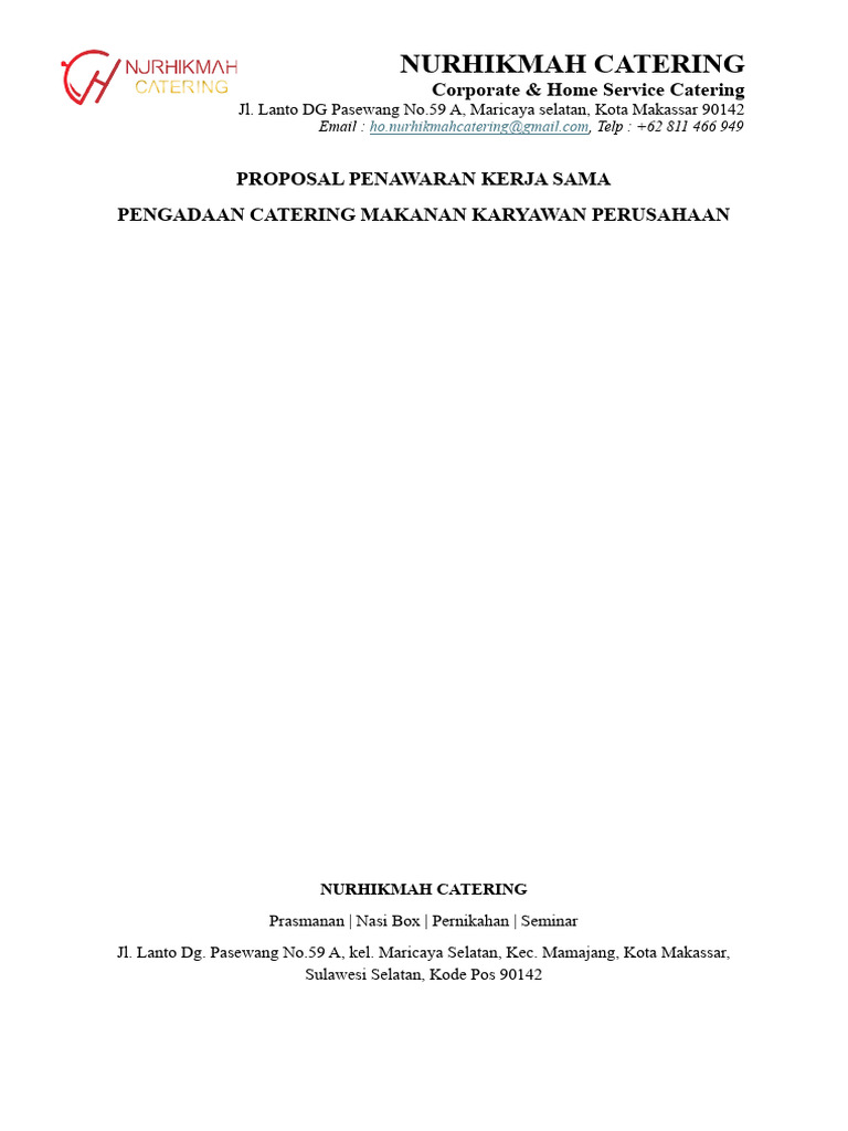 Proposal Kerjasama | PDF