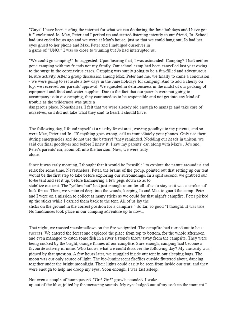 Camping Compo | PDF | Survivalism | Camping