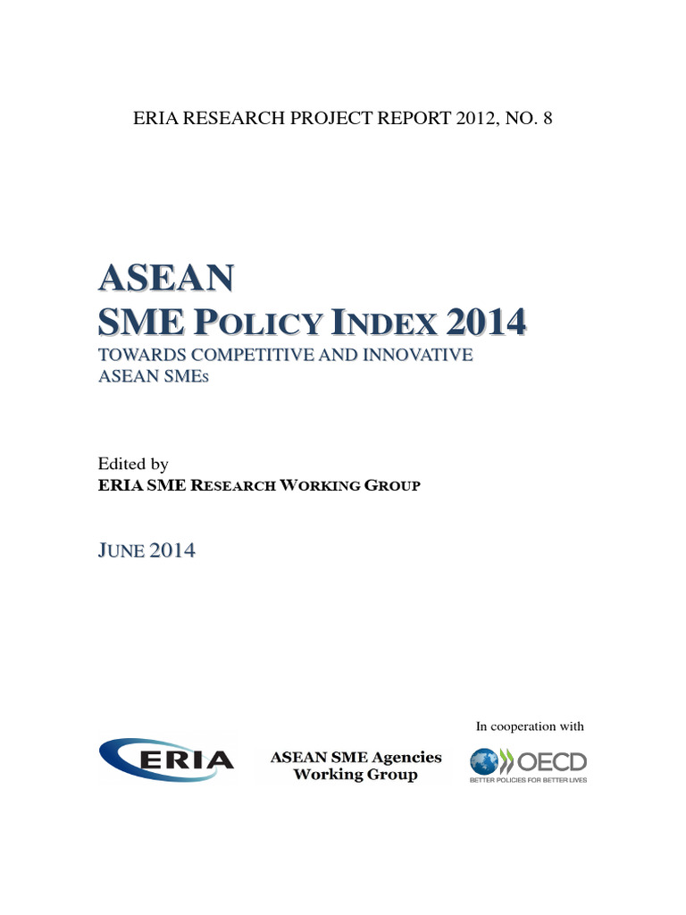 ASEAN SME Policy Insights 2014 | PDF | Small And Medium Sized ...
