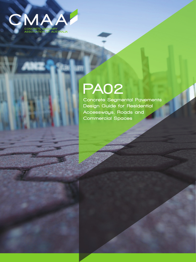 Concrete Segmental Pavement Design Guide | PDF | Road Surface | Transport