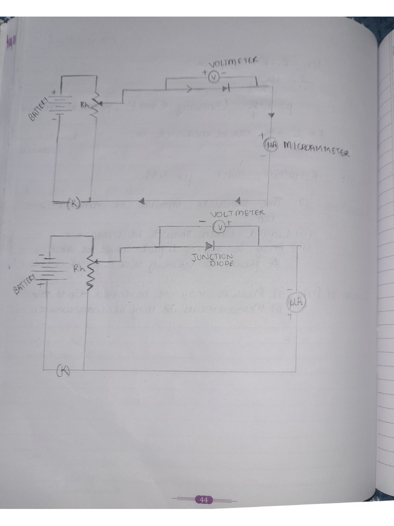 Experiment 4-To draw the I-V characterisitc curve of pn junction diode ...