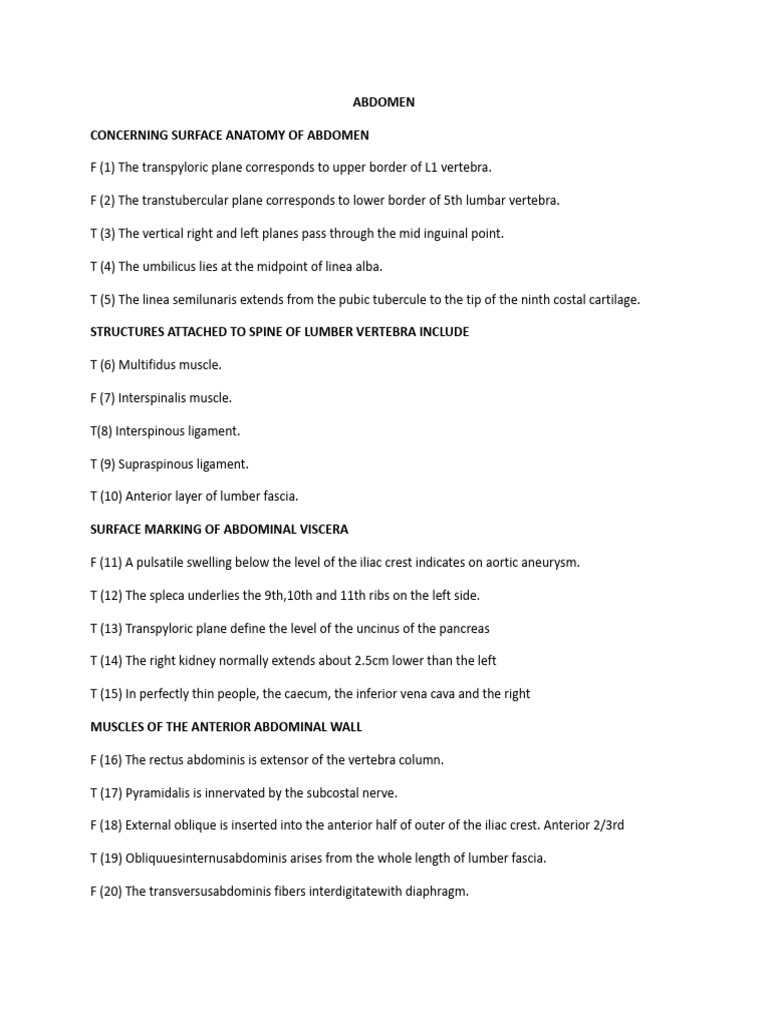 Abdomen Pdf Abdomen Anatomy