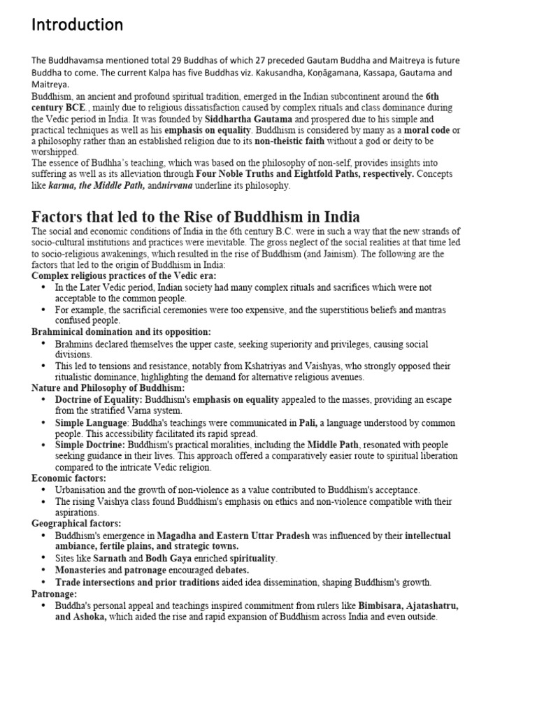 Buddhism Handouts | PDF | Vajrayana | Four Noble Truths