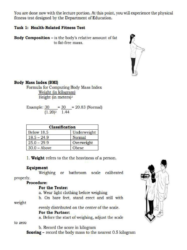 Hope Q1 Module 1, Activity Sheets | PDF