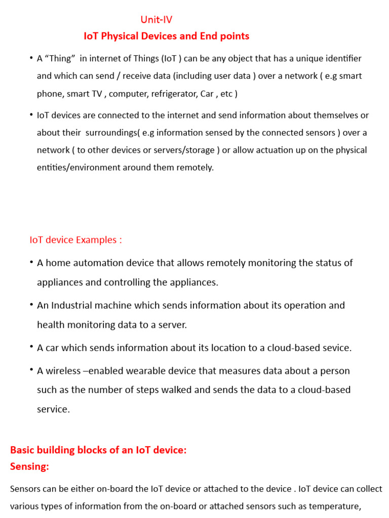 IoT Devices & Raspberry Pi Guide | PDF | Internet Of Things | Raspberry Pi