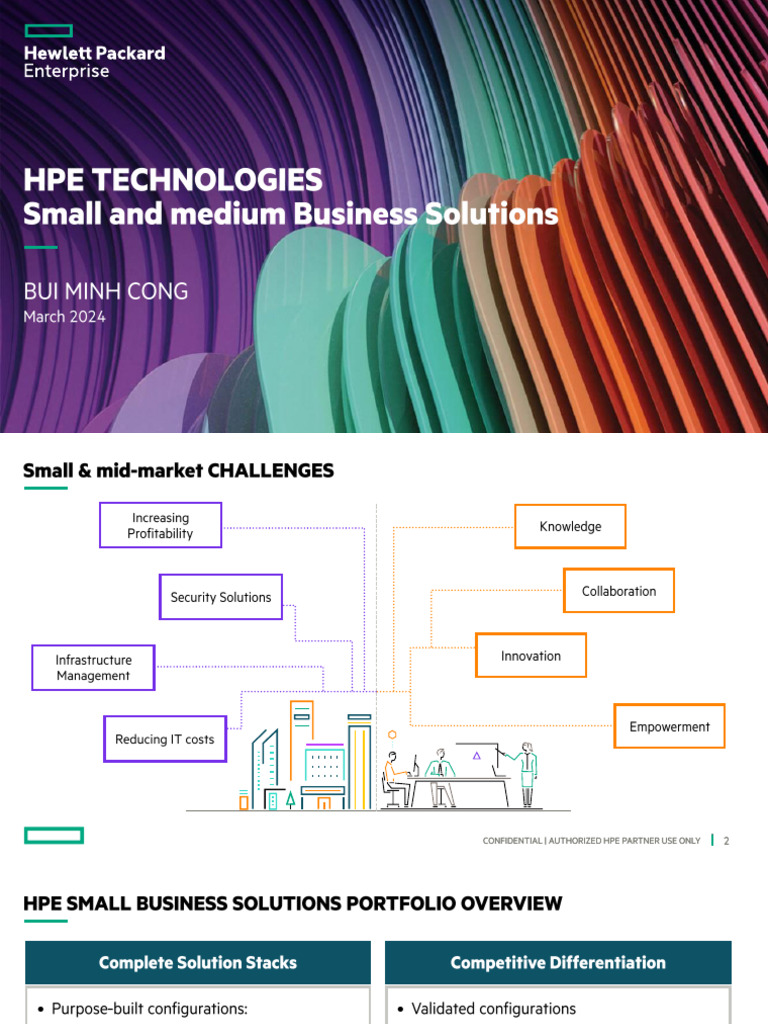 HPE Technologies For SMB v1 | PDF