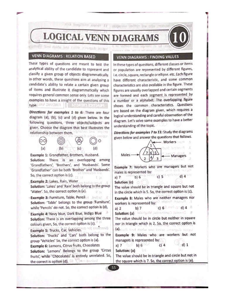 Logical Venn Diagrams | PDF