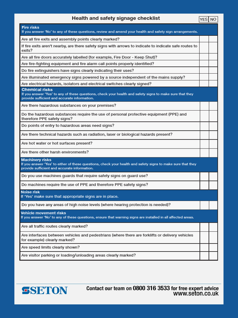 Health and Safety Signage Guide | PDF | Personal Protective Equipment ...
