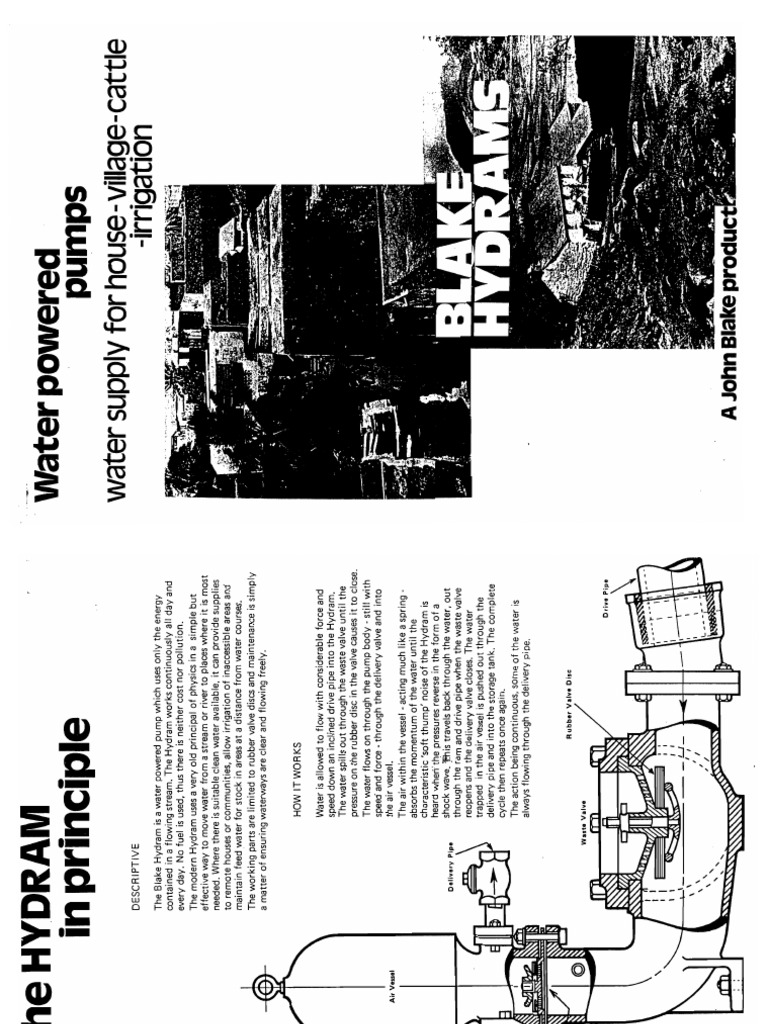 Design & Install of Blake Hydraulic Ram Pumps | PDF