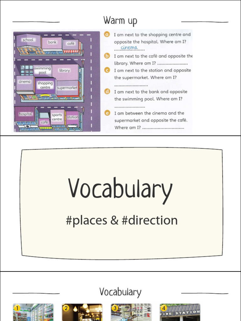 Giving Direction - Task Ideas | PDF | Art