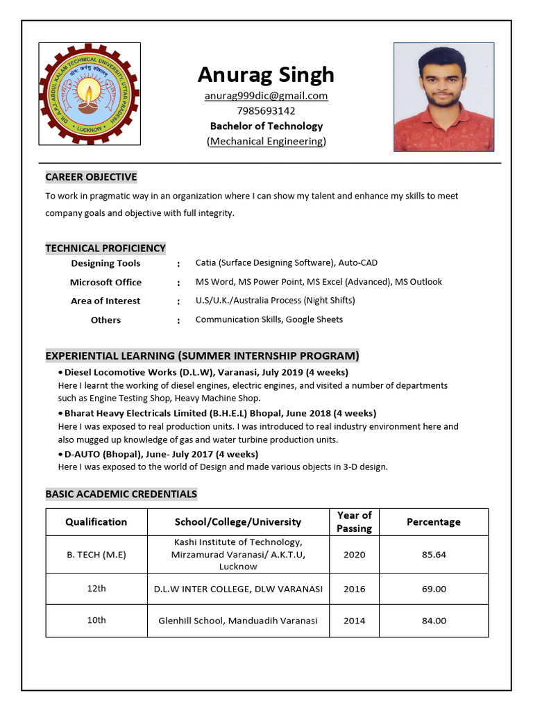 Anurag Resume 24 | PDF | Business