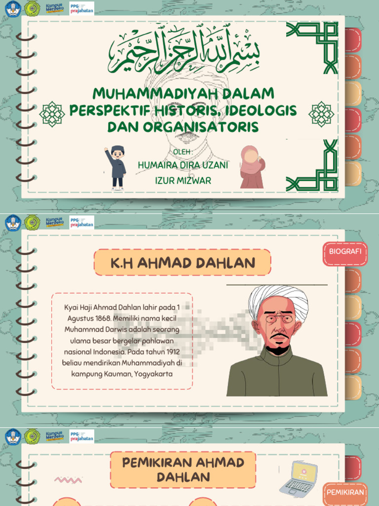 MUHAMMADIYAH DALAM PERSPEKTIF HISTORIS, IDEOLOGIS DAN ORGANISATORIS | PDF
