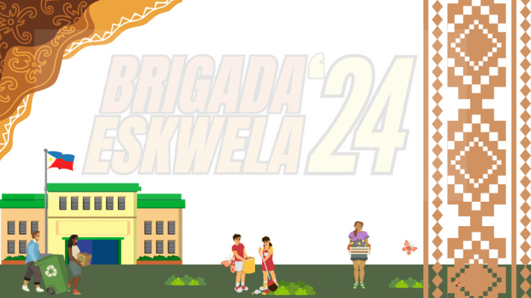 Back to School Brigada Eskwela Educational Presentation in Green, Brown ...