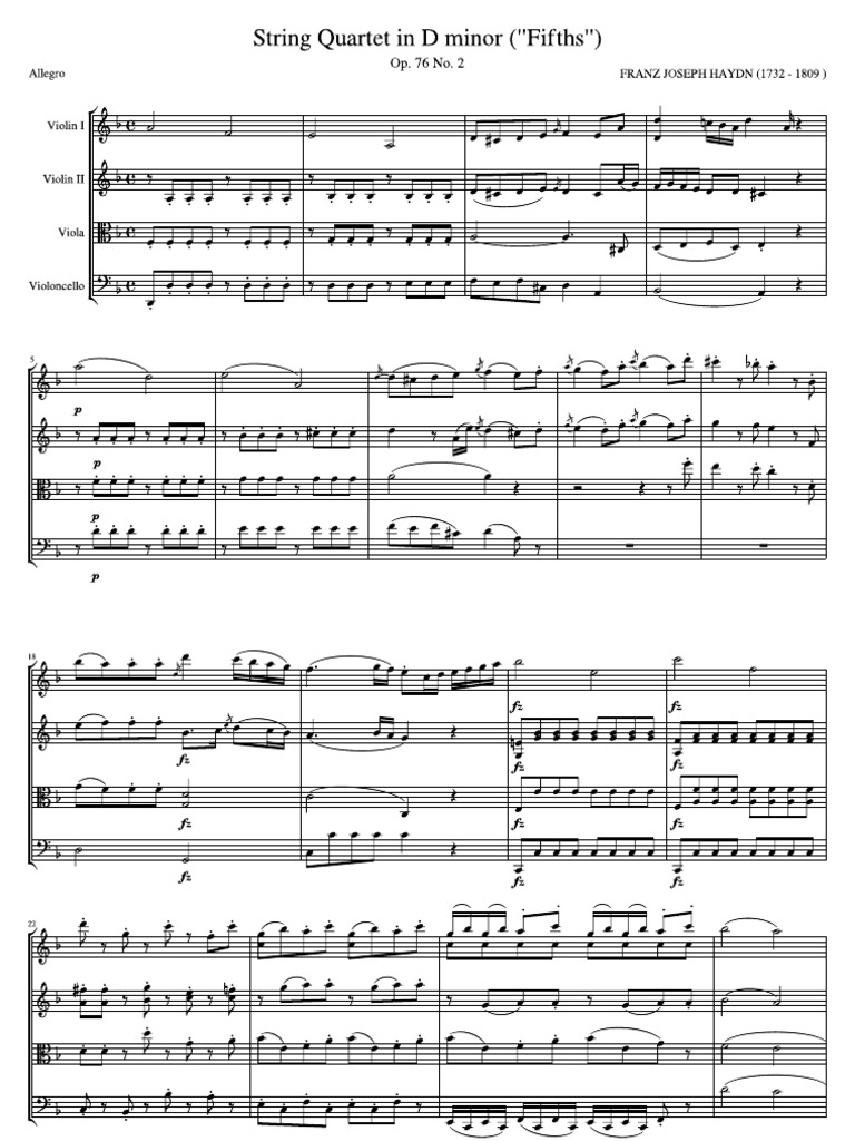 String Quartet | PDF