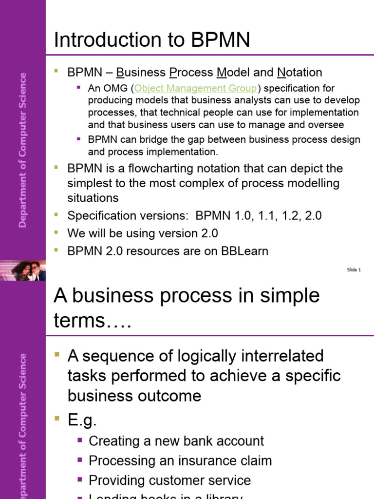 BPMN Same Concepts Like Lecture 5&6 | PDF | Computing | Systems Engineering