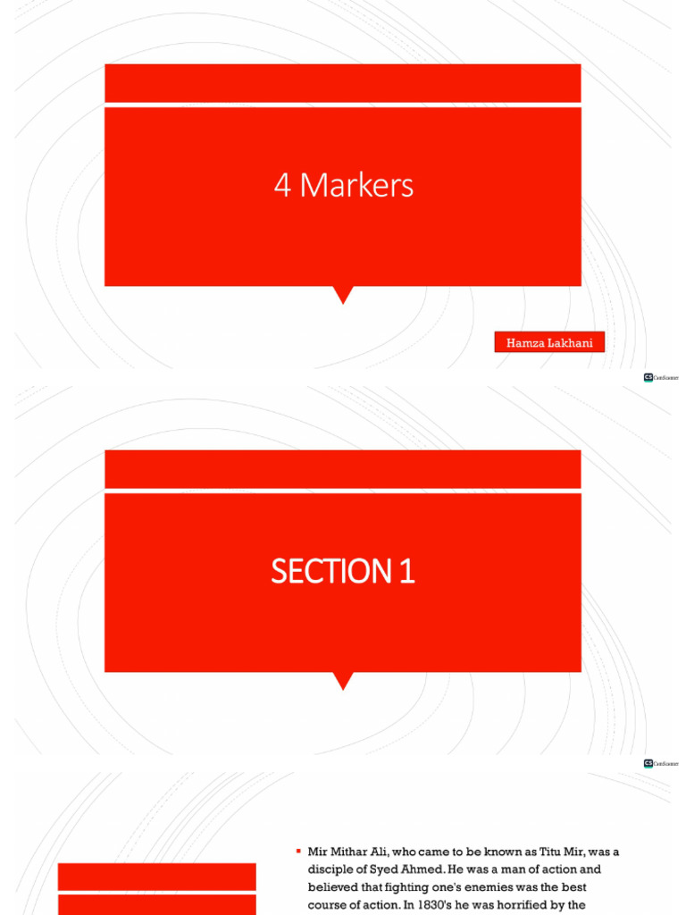 '4 Mark Questions (History) | PDF