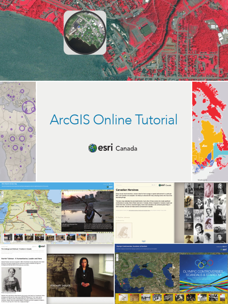 ArcGIS Online Tutorial Guide | PDF | World Wide Web | Internet & Web