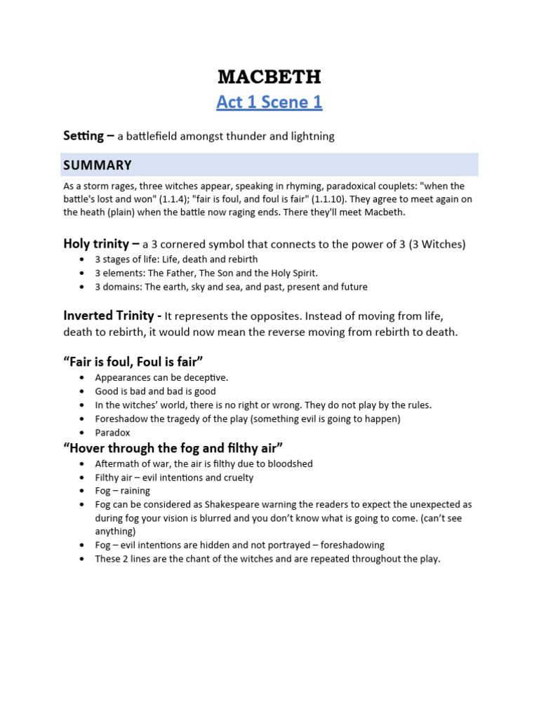 Eng Notes 11 | PDF | Macbeth | Love Eng Notes 11 | PDF | Macbeth | Love