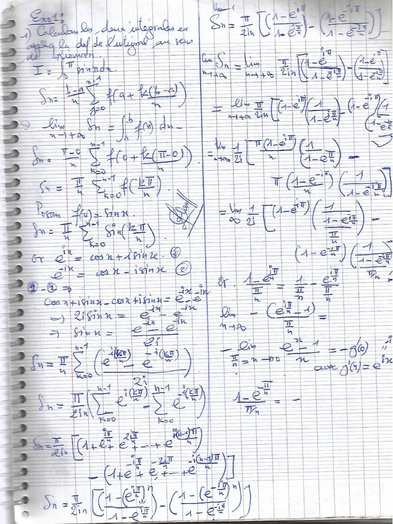 Correction TD Analyse 2 | PDF