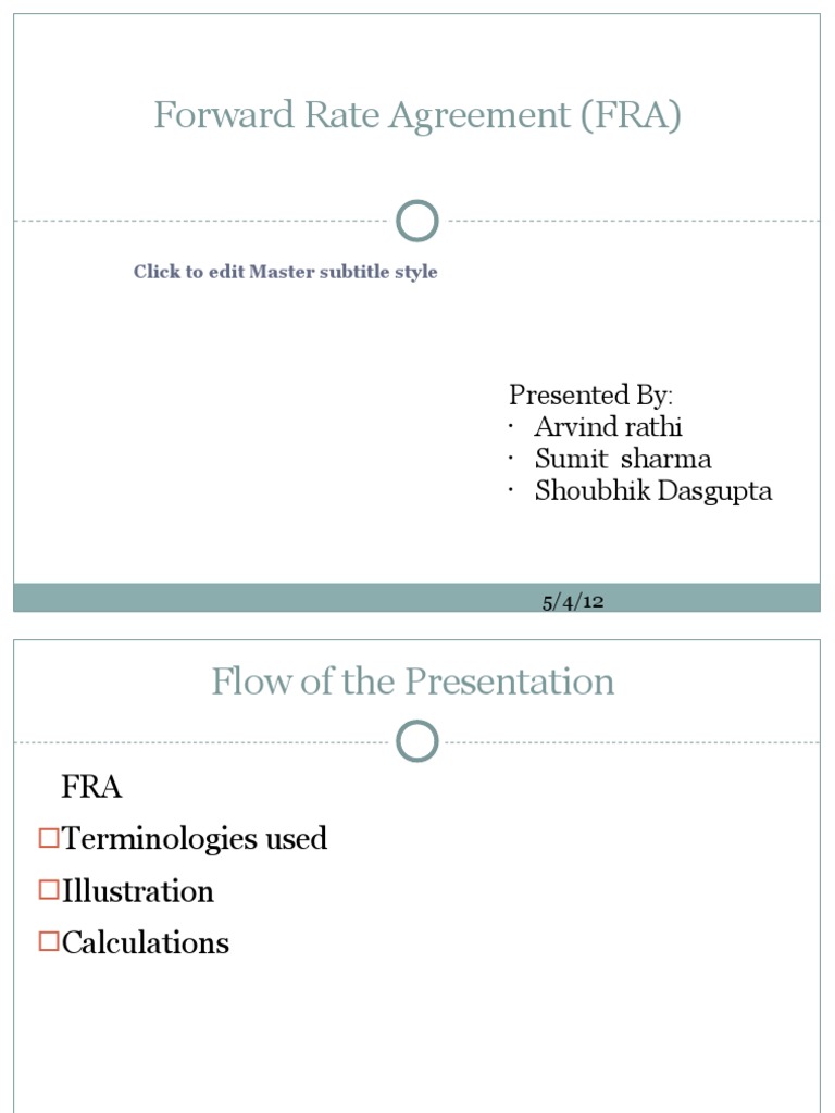 Forward Rate Agreement | PDF | Libor | Interest