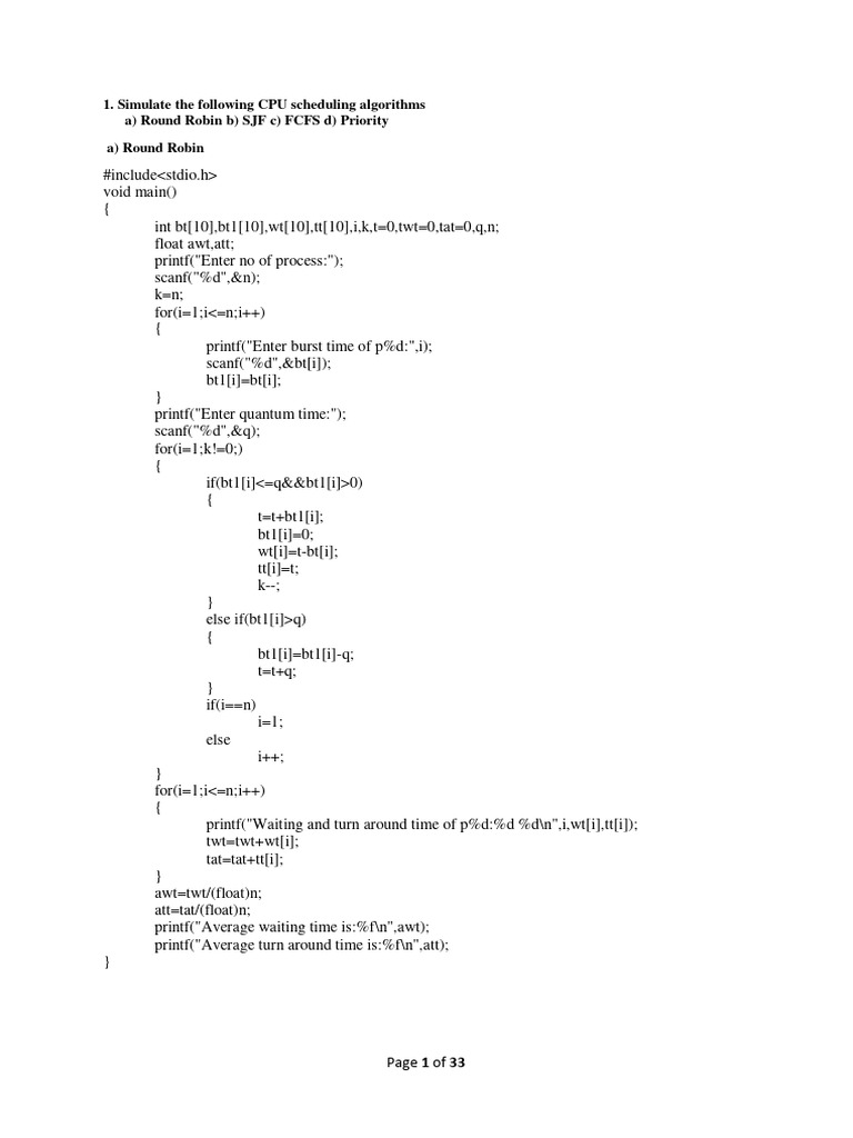 OS Lab PGMS - 220516 - 142057 | PDF | Computer Programming | Computer ...