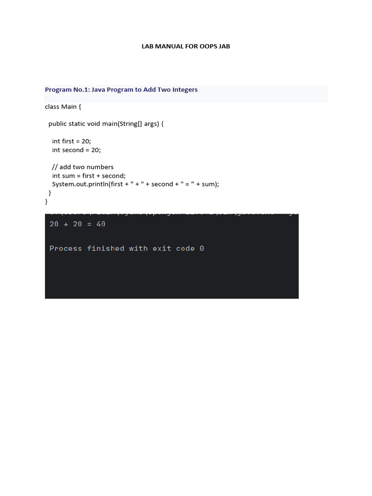 Lab Oopsjava (1) Maaz | PDF | Method (Computer Programming) | Class ...