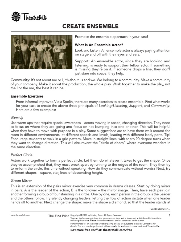 Create Ensemble | PDF