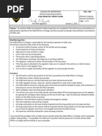 SCBA Monthly Inspection Checklist | PDF | Equipment