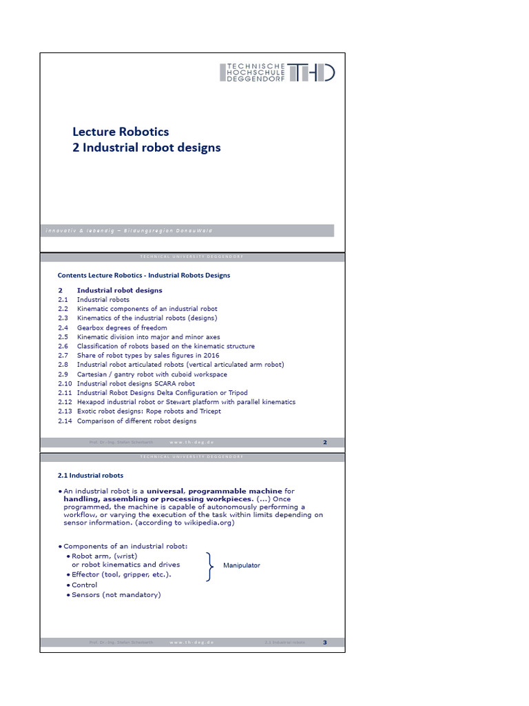 02 AdRob Types of Industrial Robots | PDF