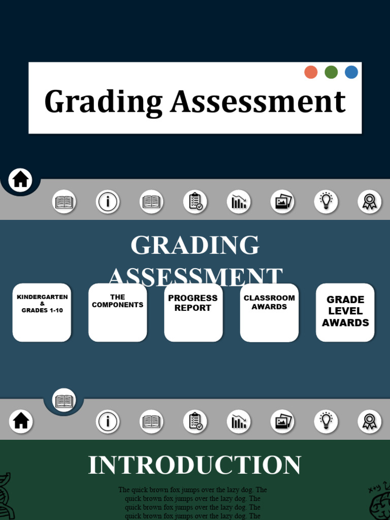 Grading Assessment | PDF | Learning | Behavior Modification