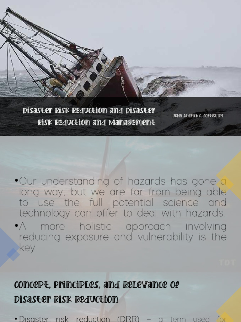 12 Concept of Disaster Risk Reduction and Disaster Risk Reduction and ...