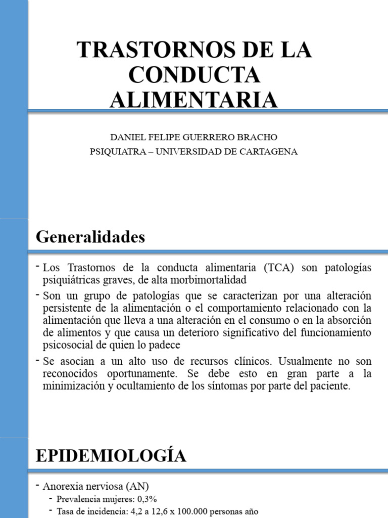 trastornos de la conducta alimentaria | PDF | Desorden alimenticio | Trastorno por atracón