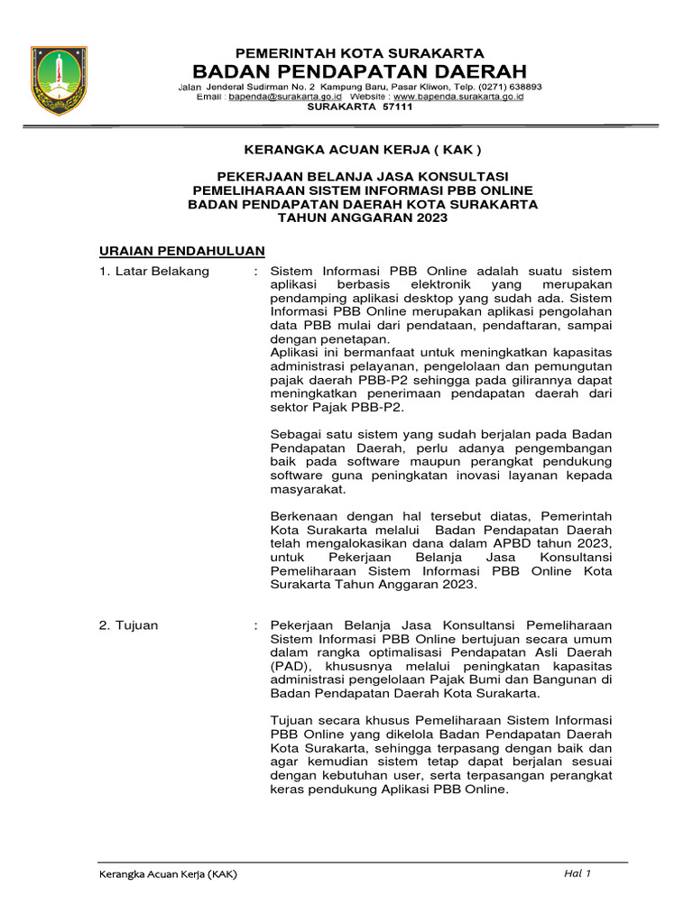 Kak Si PBB Online | PDF | Teknologi & Rekayasa