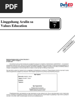 MATATAG Curriculum Grade 7 Values Education | PDF