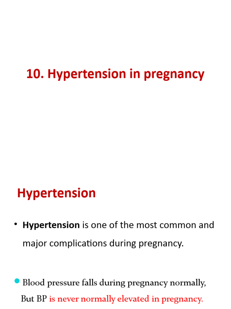 91 Hypertension In Pregnancy Pdf Hypertension Obstetrics 4076