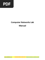 CN Lab Manual r22!3!1 | PDF | Network Congestion | Computer Network