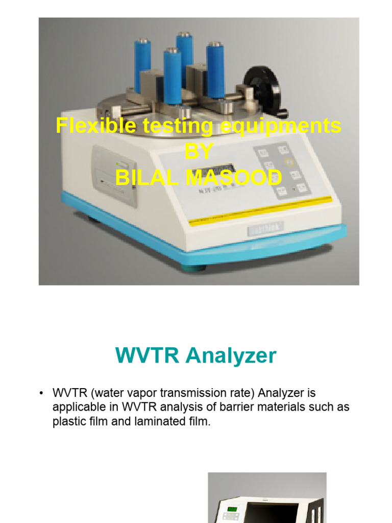 Flexible Packaging Characterization - Equipment | PDF | Creep ...